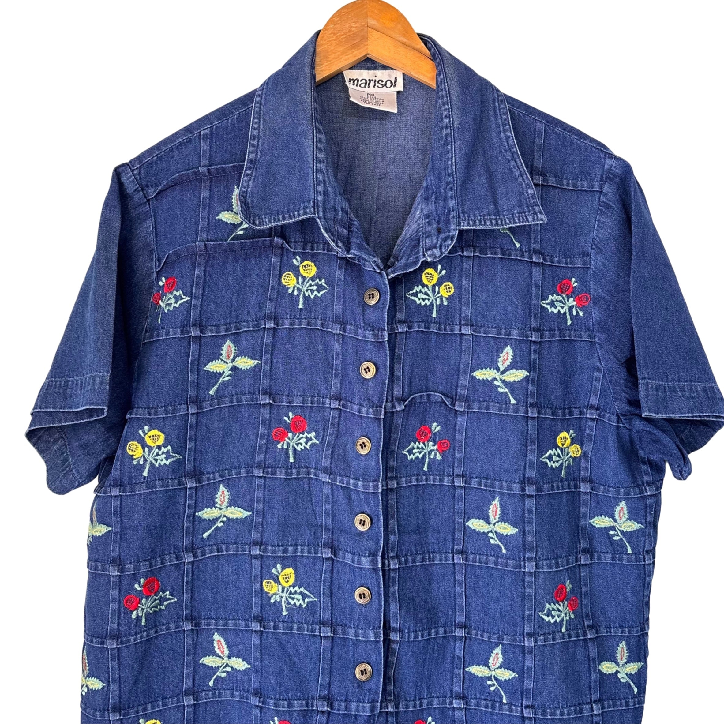 Pixelated Floral – The Tangerine